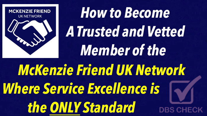 How to Become a McKenzie Friend: Family Court Training Modules. The ...